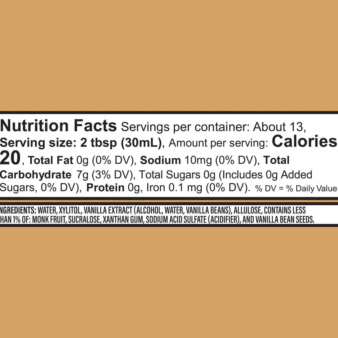 Sugar Free World Famous Vanilla Syrup